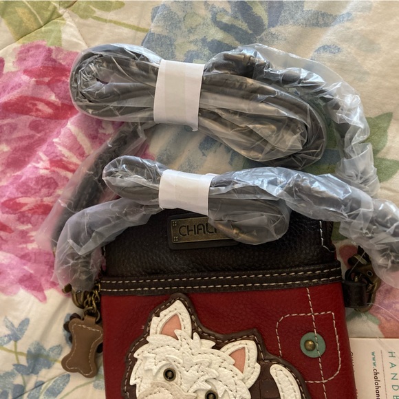 Chala | Bags | Cute White Dog Handbag W Convertible Straps | Poshmark